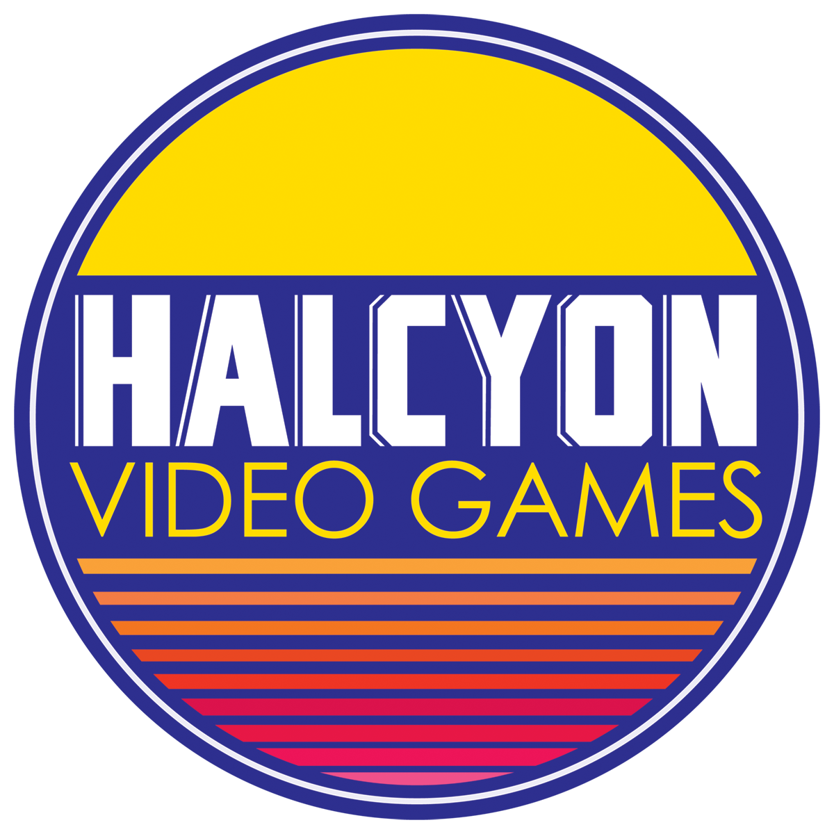 Halcyon Video Games Logo | J. Brooke Chao Designs